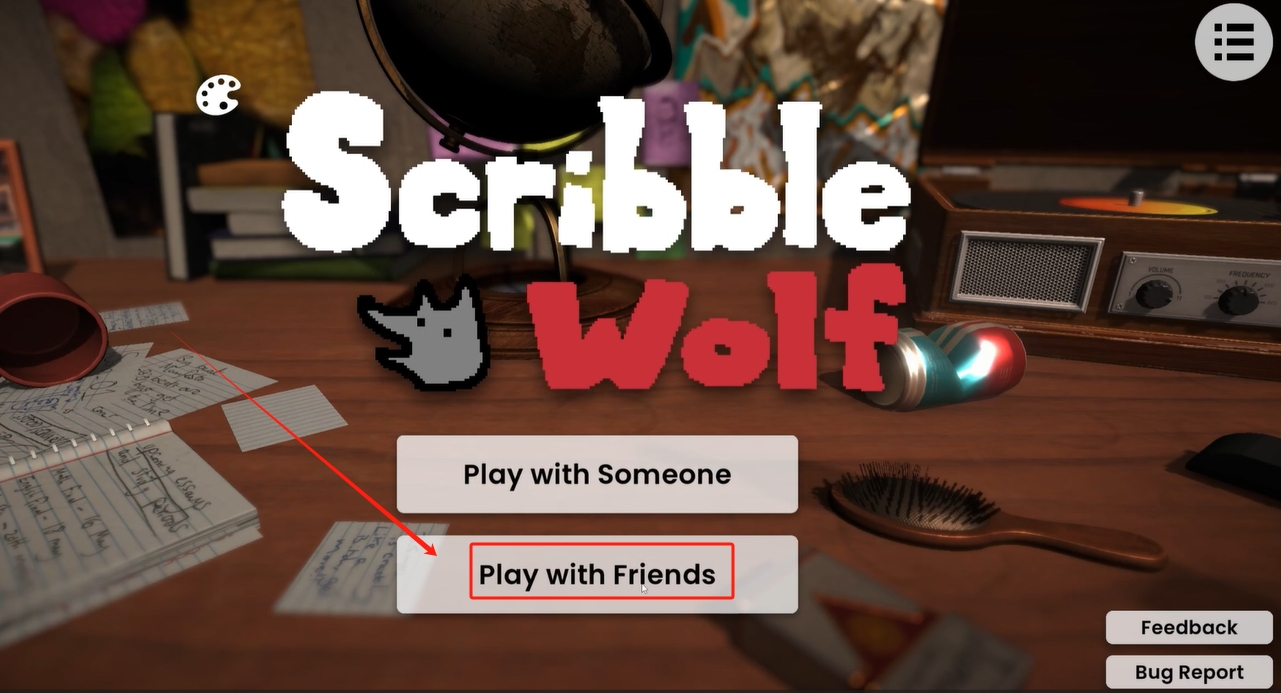 涂鸦狼人杀（Scribble Wolf）好友联机组队教程分享 - GI加速器